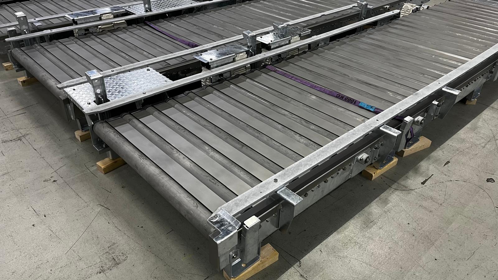 🔧 Recently realized at Roltrax: a complete system of powered pallet ...